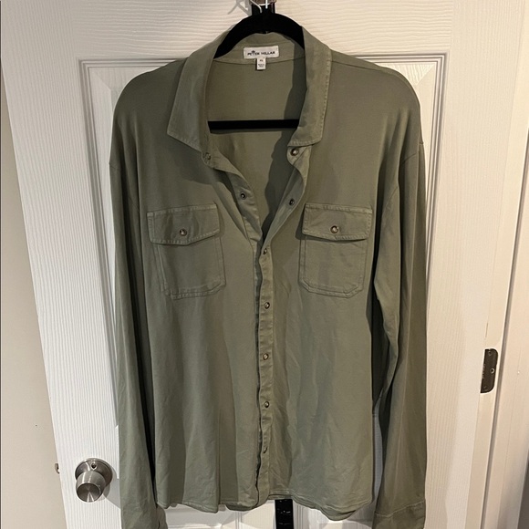Peter Millar | Shirts | Peter Millar Sage Green Shirt | Poshmark